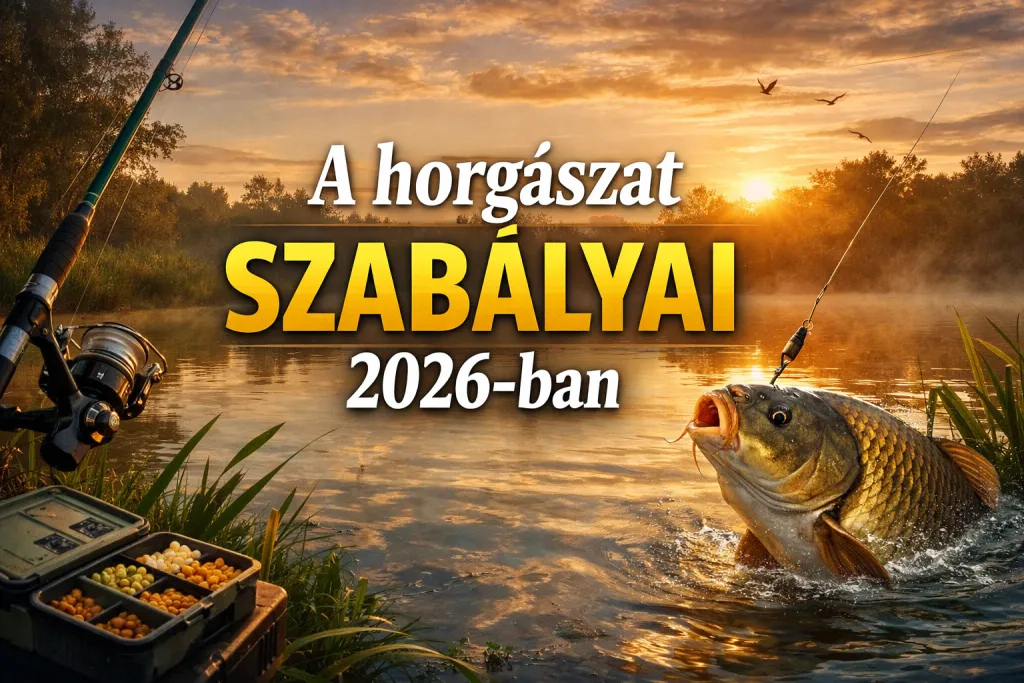 A horgászat szabályai 2026-ban | Halcatraz Horgászcentrum
